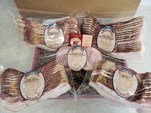 Ultimate Bacon Box No. 7, 5 lbs 5 Flavors - Gifts From Wisconsin ...